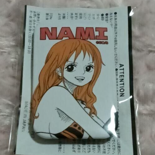 ONE PIECE Square Can Badge Nami | eBay