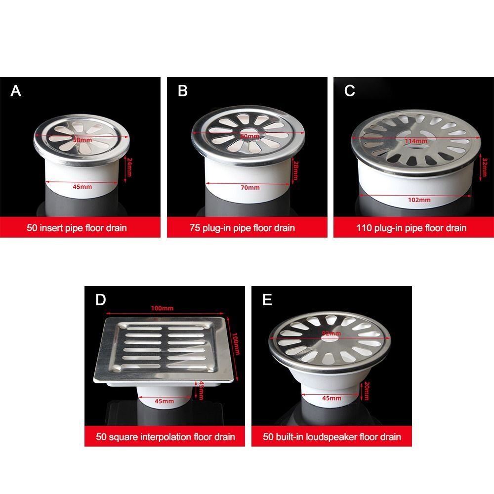 Round Roof Floor Drain Outdoor Rain Pipe Cap Drainage Plumbing Fitting ...