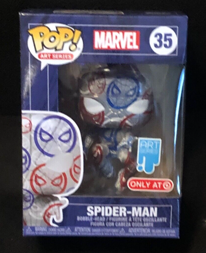 Funko POP! Art Series Spider-man Bobble-Head Funko #35 Marvel's ...