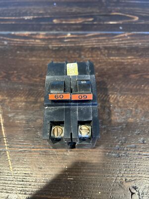 Federal Pacific FPE Stablok 2 Pole 60 Amp NA260 Circuit Breaker Fat | eBay