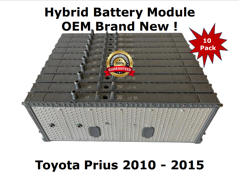 2010-2015 Toyota Prius Original Toyota Hybrid Battery Cells | 10 Pack ...