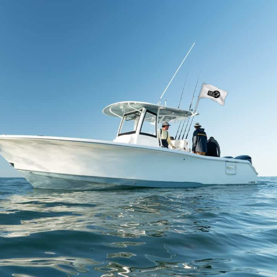 Dev Fishing 43" Removable Boat T-Top Rod Holder Flag Pole DFH 100 | eBay