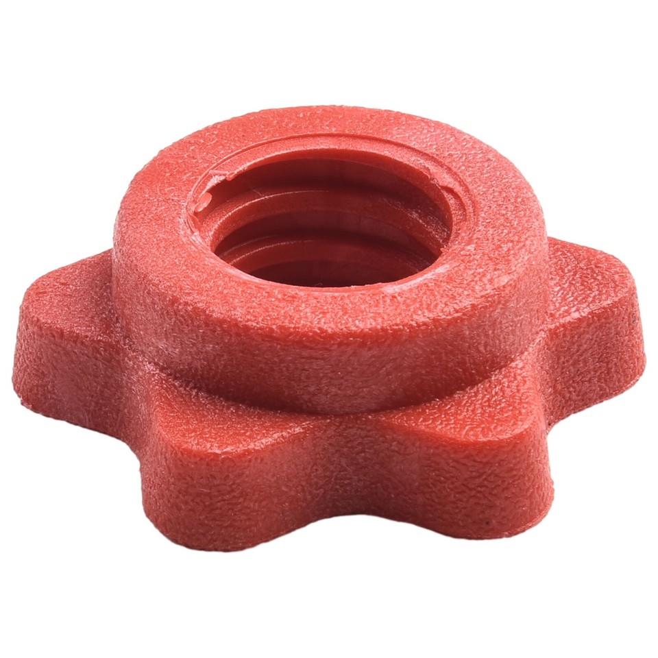 Barbell Dumbbell Nut Clips Collars Dumbbell Lock Nut Red New Practical ...