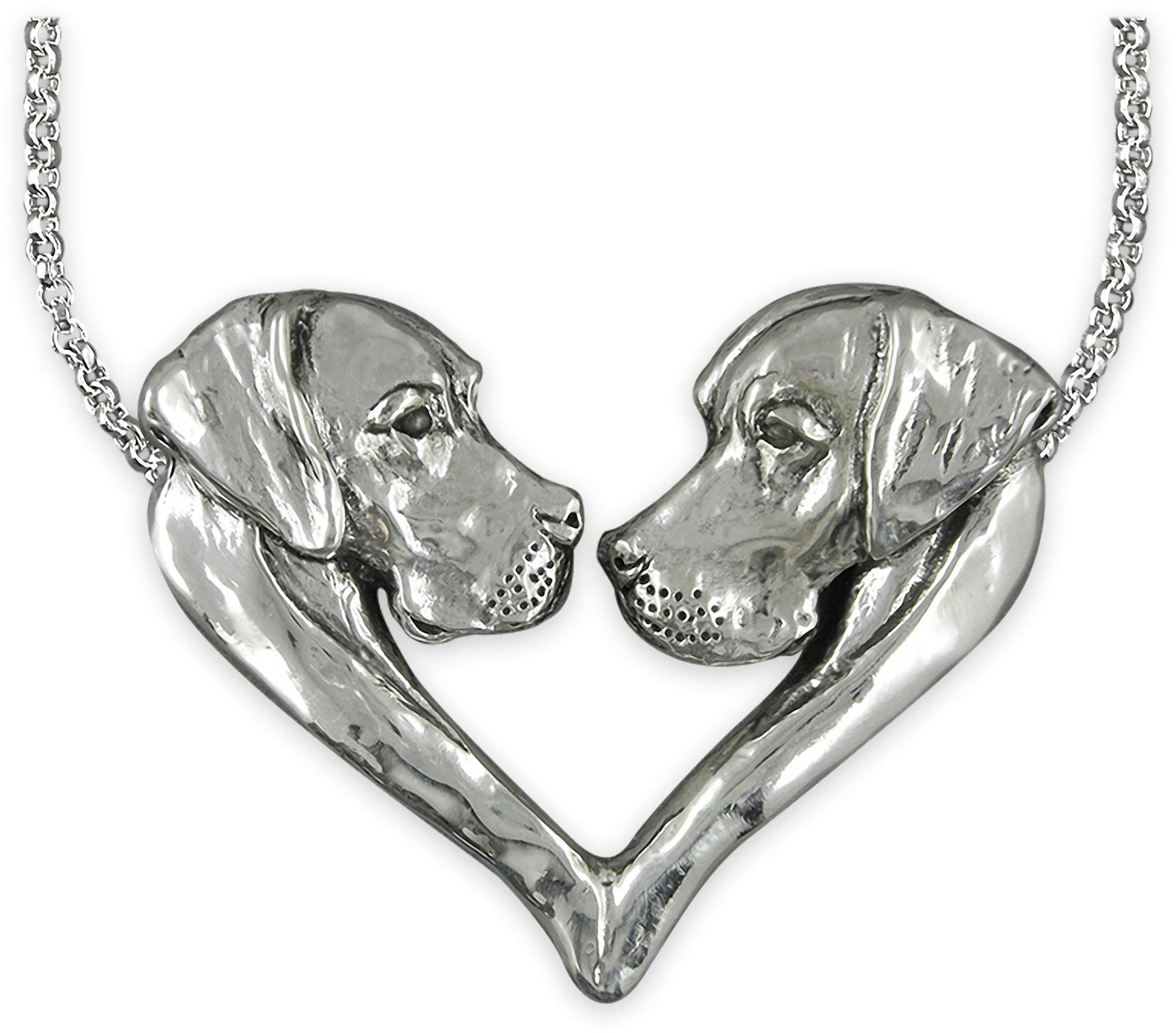 Great Dane Jewelry Sterling Silver Handmade Great Dane Pendant GD15-NK ...