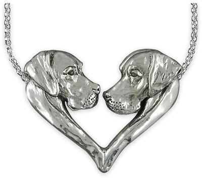 Great Dane Jewelry Sterling Silver Handmade Great Dane Pendant GD15-NK ...
