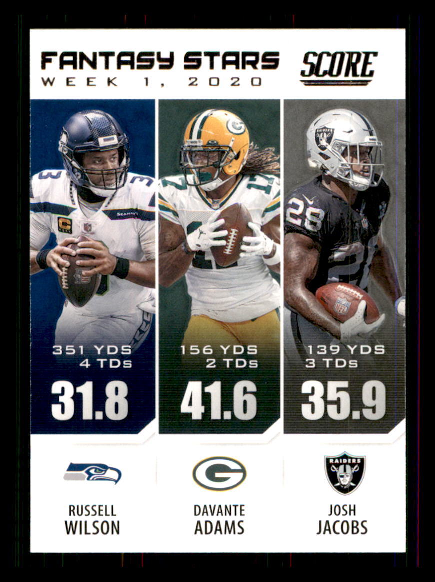 2021 Football 2021 Score Adams/Jacobs/ Wilson NFL #FS1 FS1 | eBay