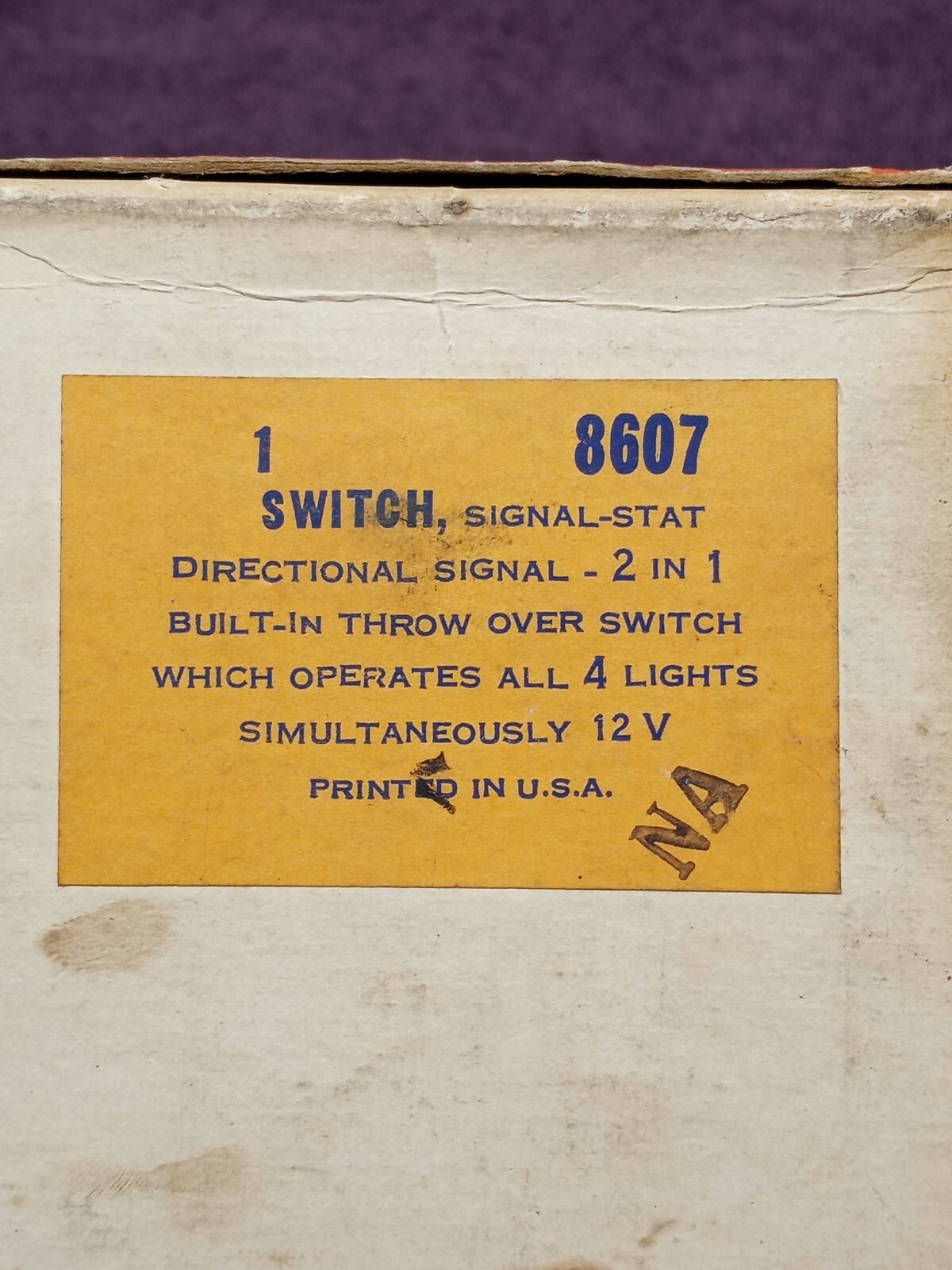 Vintage SIGNAL STAT Series 900 SIGFLARE SWITCH BOX MANUAL INSTRUCTIONS ...