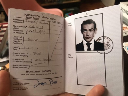 007 JAMES BOND PASSPORT PROP Diamonds are Forever era | eBay