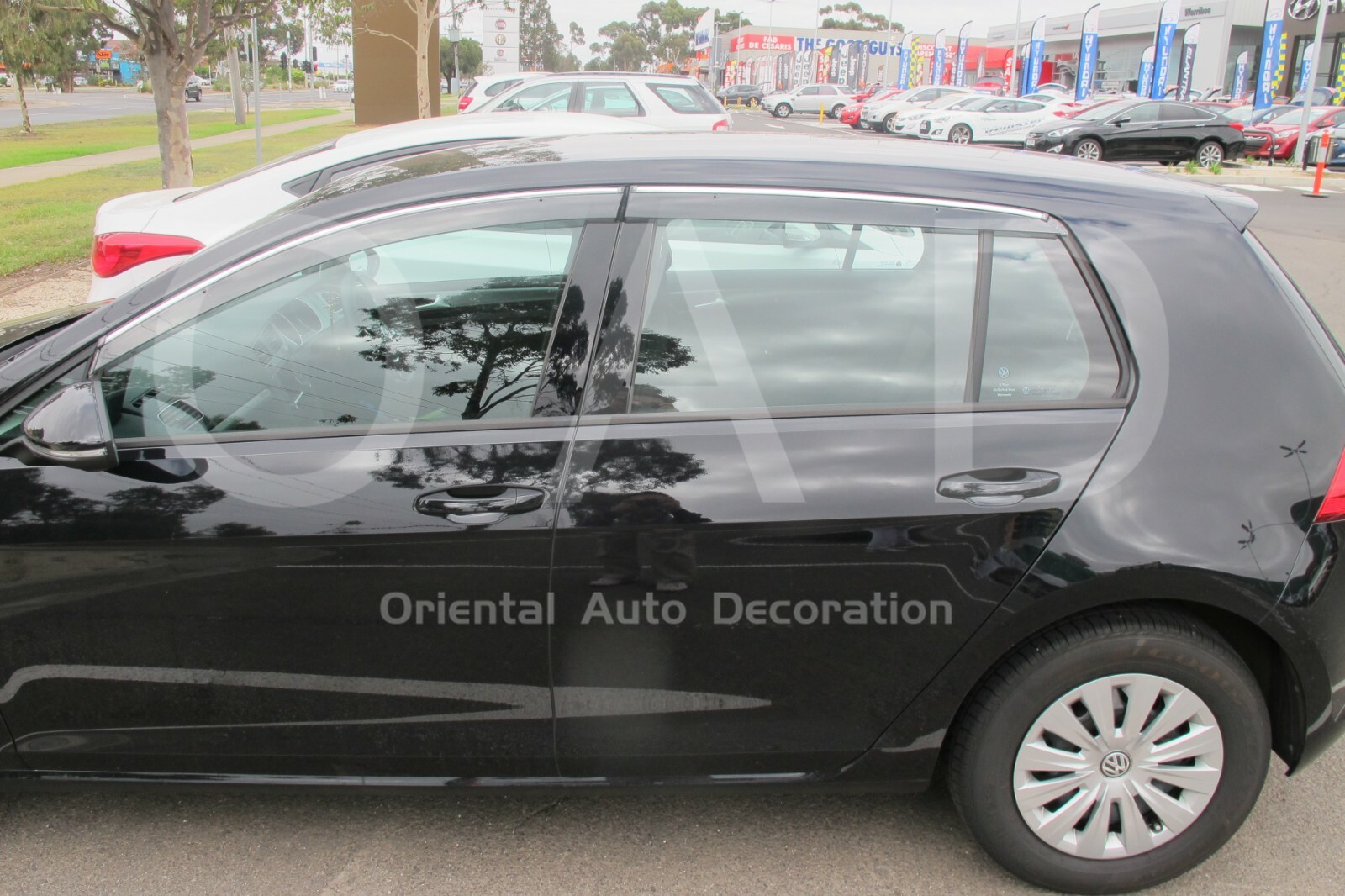 Injection Weather Shields Weathershields for Volkswagen Golf 7th MK7 MK7.5 13-20 | eBay