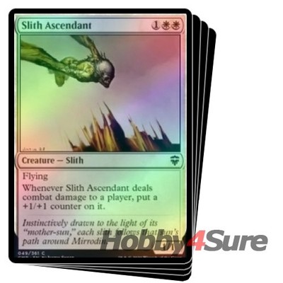 Foil Slith Ascendant X4 M/NM Magic: The Gathering MTG Commander Legends ...