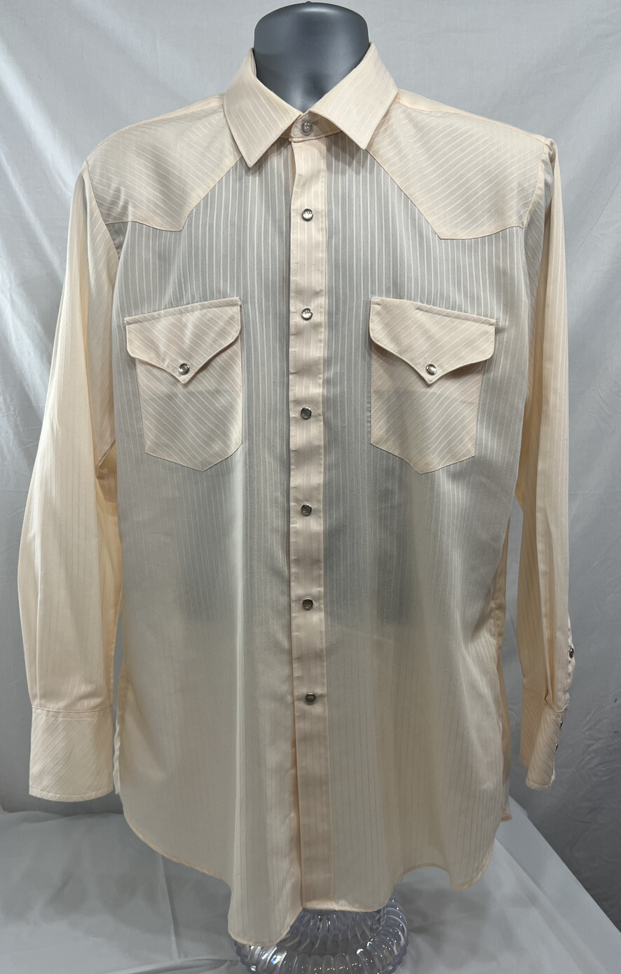 Miller Western Wear Cowboy Yoke Shirt Pearl Snap Butt… - Gem