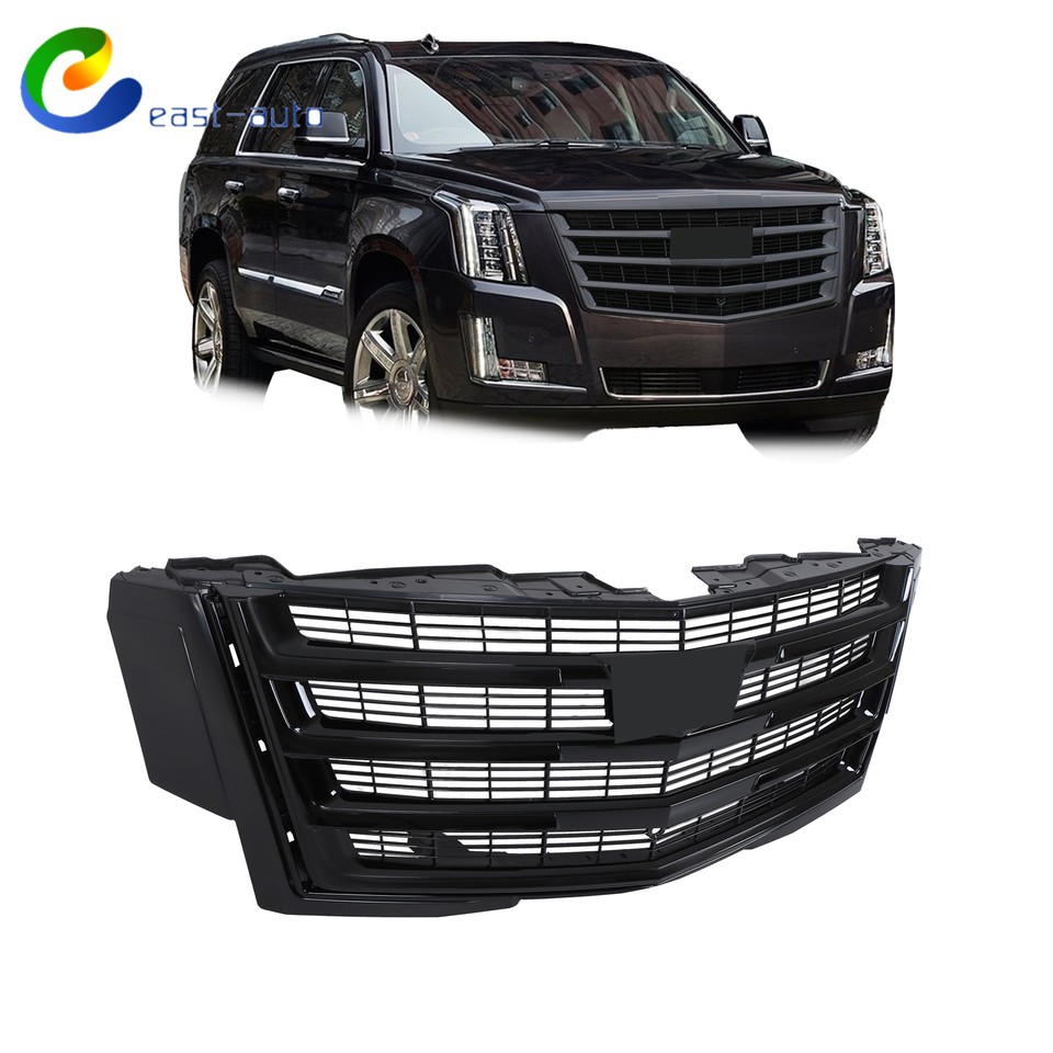 For 2015-2020 Cadillac Escalade 84661791 Gloss Black Front Upper Grill ...