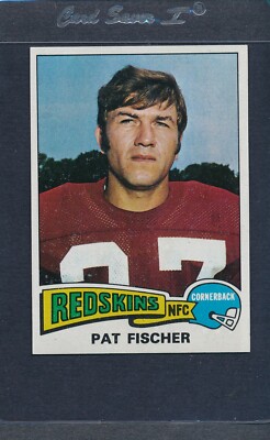 1975 Topps #332 Pat Fischer Redskins NM/MT *1098 | eBay