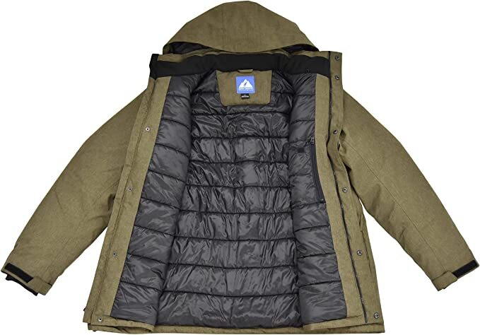 New Snow Country Men's Big 2X 3X 4X 5X 6X 7X Insulate Ski Jacket ...