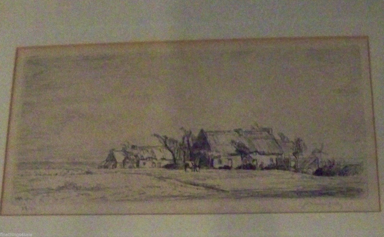 ADOLPHE BEAUFRERE ORIGINAL ETCHING -- from famed Albert Roullier Art ...