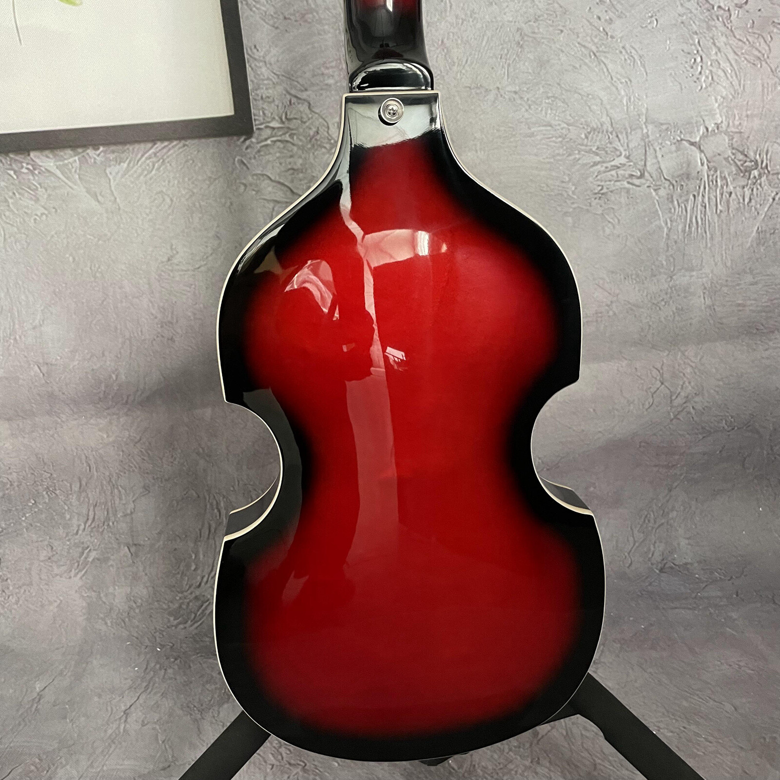 Hofner Lgnition 4 Strings Electric Bass Hollow Body Red Burst Maple ...