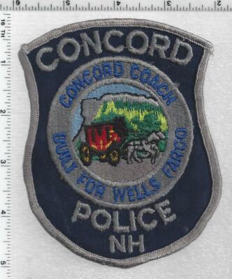 Concord Police (New Hampshire) 4th Issue Shoulder Patch | eBay