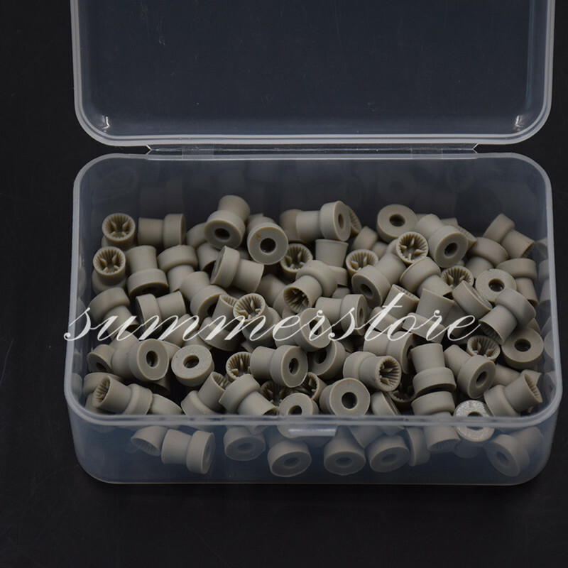 200 Pcs Dental Disposable Prophy Cup Soft Grey Snap-on Latex Free ...