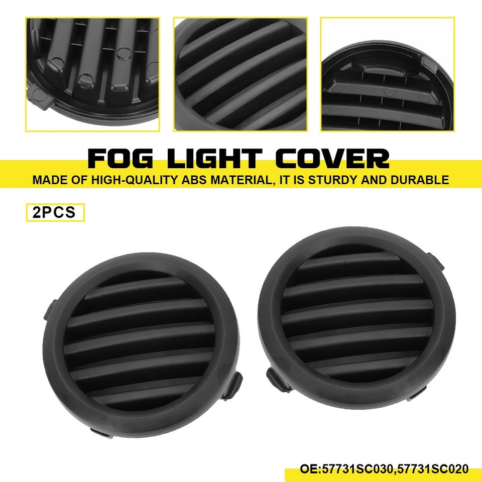 2PCS Fog Lamp Hole Cover Fit Subaru Forester 2009-2013 57731SC030 ...