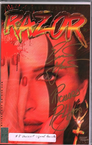Razor Platinum Edition #8 Comic Book Signed Everette Hartsoe/Richard ...