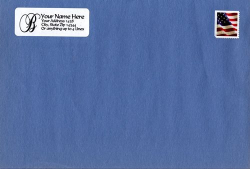 Beautiful Monogram#6-Address Labels 30PCS for Ur Mailing Convenience | eBay