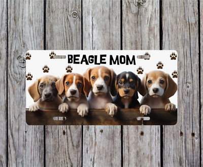 Beagle Mom Novelty License Plate | eBay
