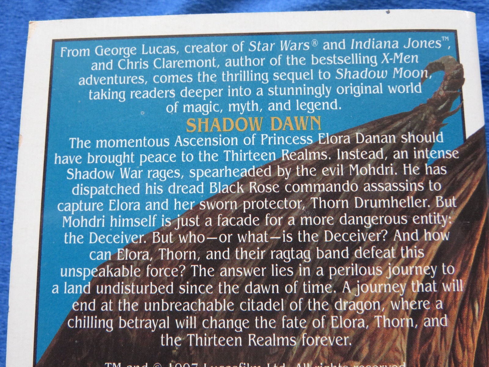 Shadow Dawn - Paperback - Chris Claremont & George Lucas | eBay