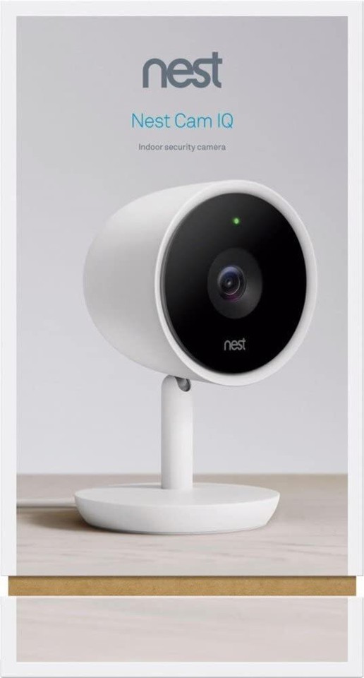 Nest Cam IQ - Indoor Security Smart HD 1080P Camera - NC3100-US (White ...