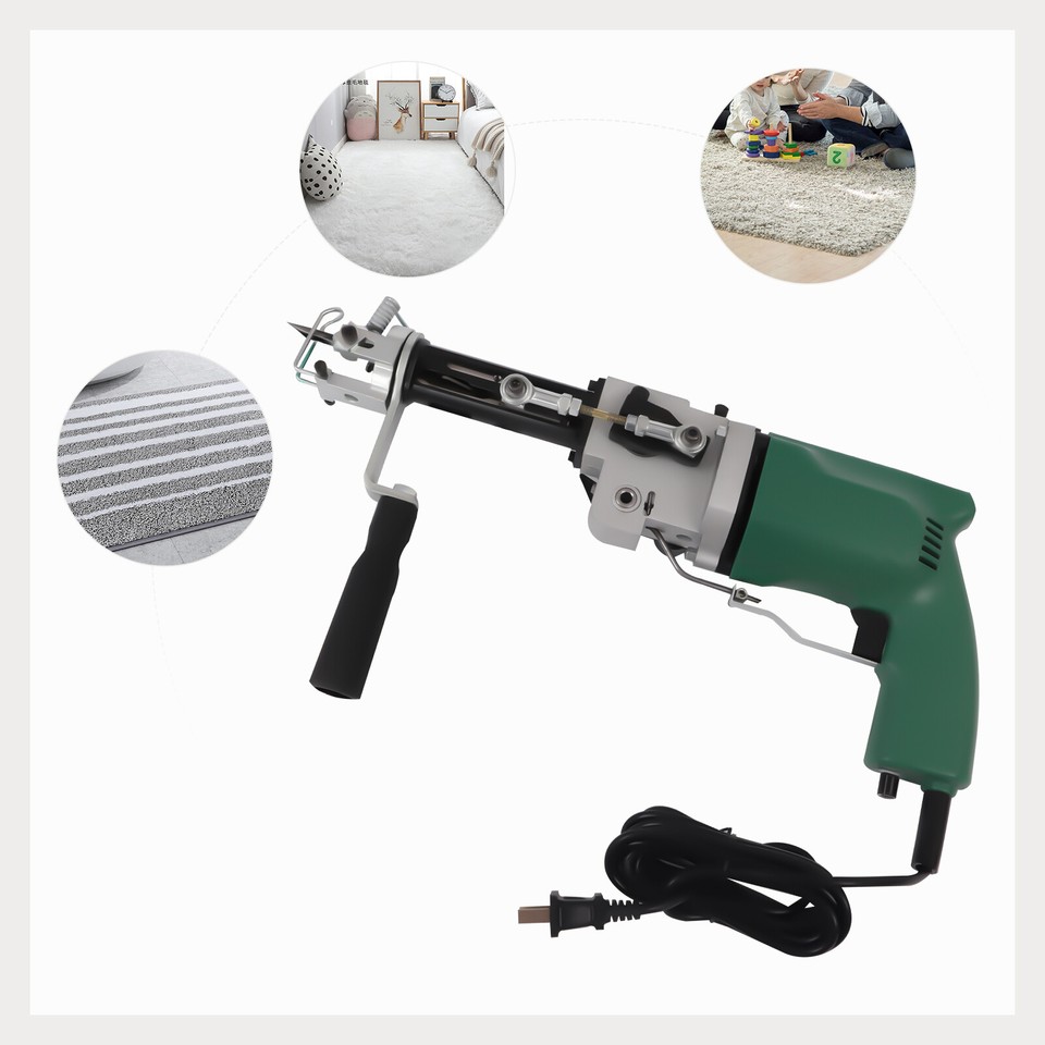 Electric Carpet Tufting Gun Hand Cut Pile/Loop Pile Weaving Flocking ...