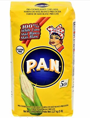 🔥 HARINA PAN 5 Lb Pack! VENEZUELA RICAS AREPAS WHITE CORN MEAL FLOUR🔥 ...