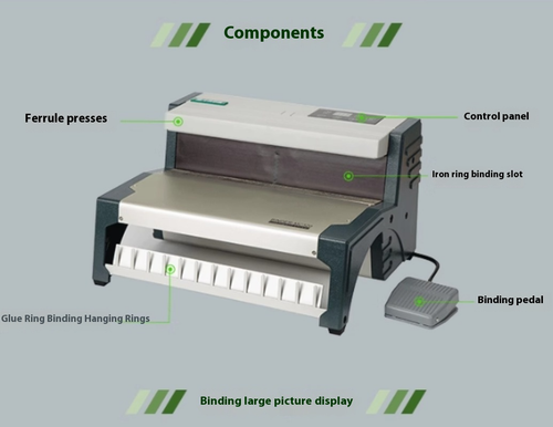 MC320 Double Wire Table Calendar Punching Contract Intelligent Binding ...