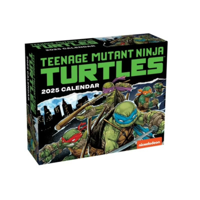 TMNT - 2025 Daily Desk Calendar - Teenage Mutant Ninja Turtles | eBay