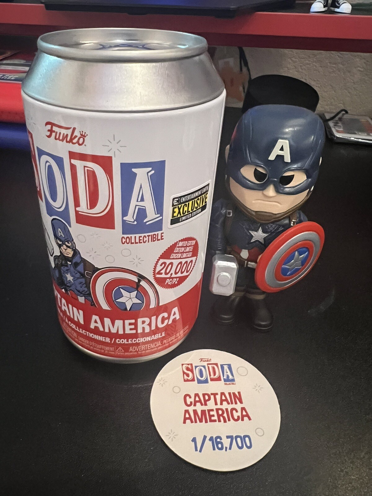 Funko Soda Marvel Avengers Endgame Captain America Common 1/16700 ...