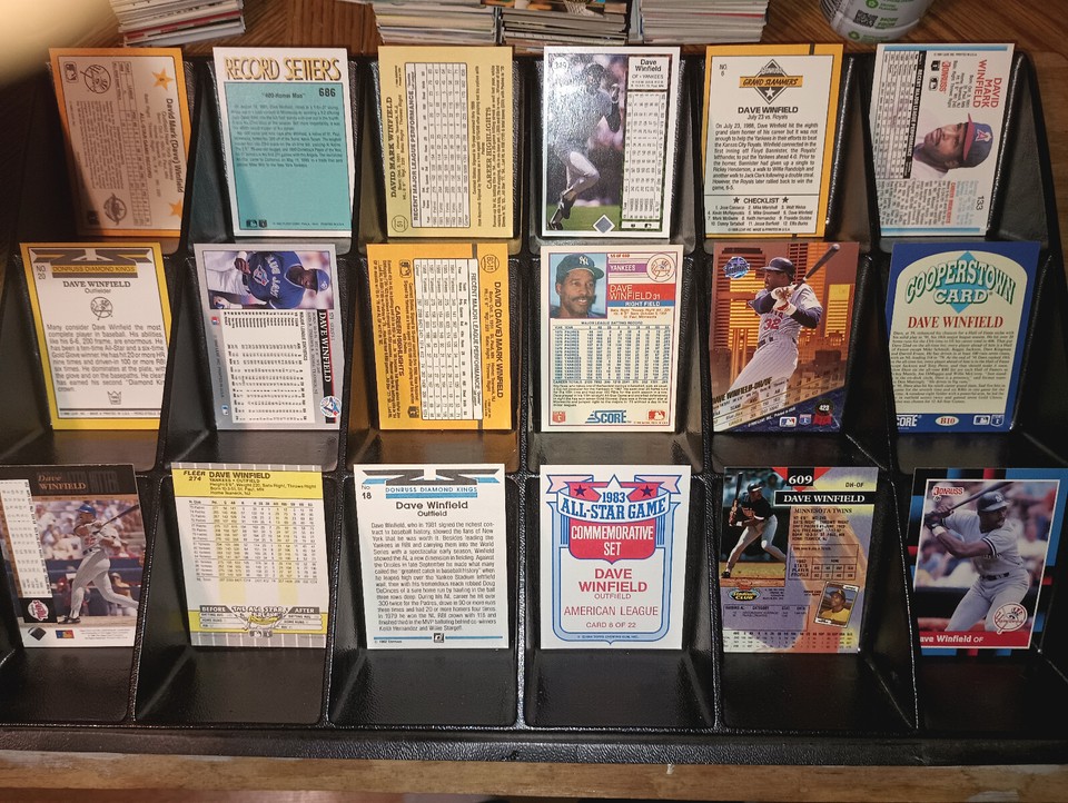 18 different cards Lot of DAVE WINFIELD Baseball cards (lot #3) | eBay