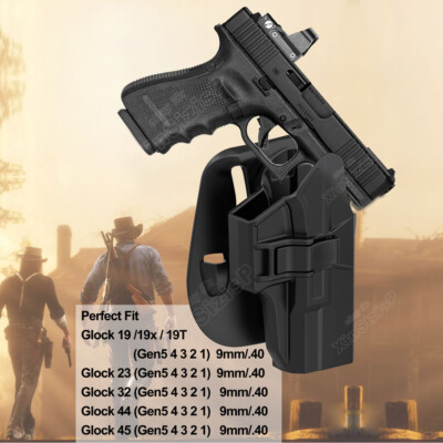 G45 Holster Fit Glock G45 G19 32 23 19 19X 19T 44 (Gen 3/4/5) 9mm 40 ...