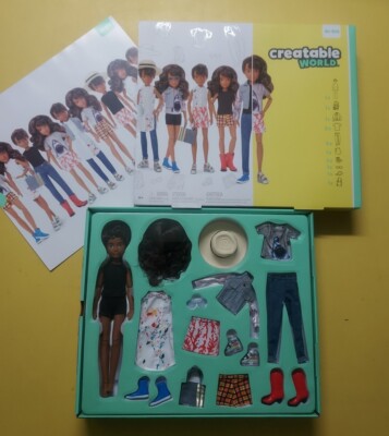 Creatable World Deluxe Dress Up Doll Character Kit Brunette Mattel dc-826 | eBay