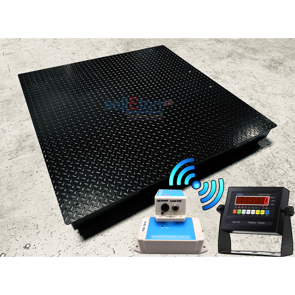 NTEP certified Industrial 24" x 36"(2'x3') Wireless Floor scales 1000 x ...
