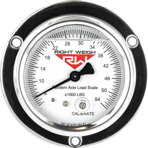 Right Weigh 250-2AXL-FF TANDEM Axle Load Scale, KG/LBS, for Single HCV ...