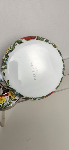 Crofton Red Poppy Enamel Metal Tea Kettle 2.3 Qt Hook Handle Lid ...