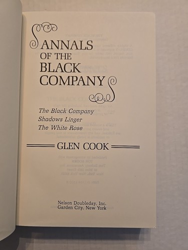 Annals of the Black Company ~ Glen Cook ~ 1985 Hardcover | eBay
