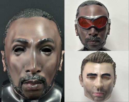 Masquerade Halloween Latex Fancy Marvel Superhero Head Mask Party ...