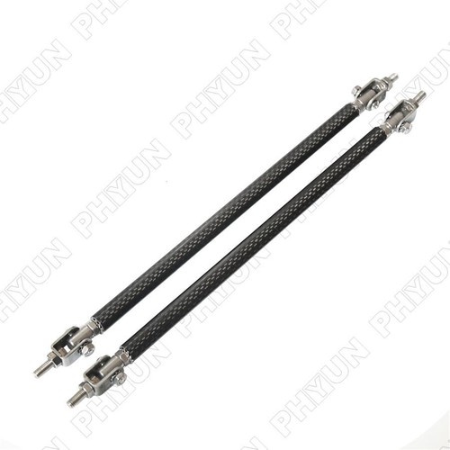 Pair 20cm Adjustable Front Bumper Lip Splitter Spoiler Strut Rod Tie ...