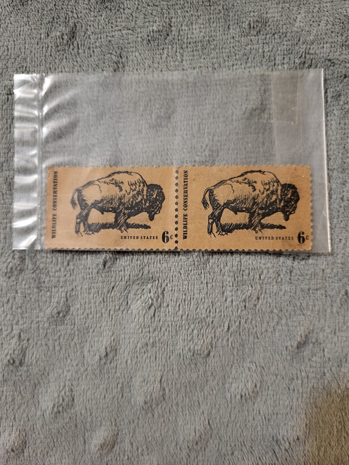 2 Wildlife Conservation 6 Cent Buffalo Stamps | eBay