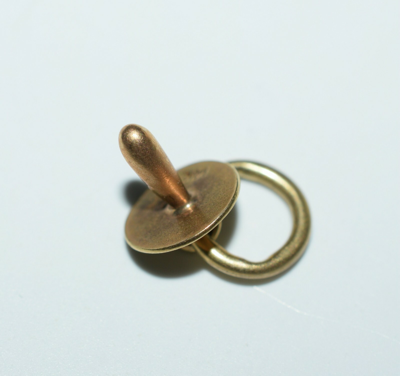 14K Gold Vintage Charm Baby Pacifier 1930's-1940s - Gem