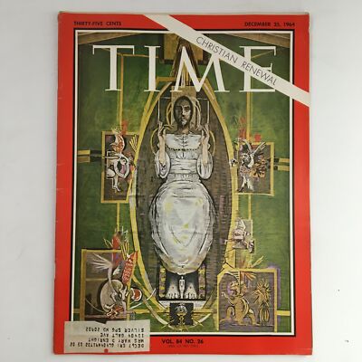 Time Magazine December 25 1964 Vol 84 #26 The Christian Renewal | eBay