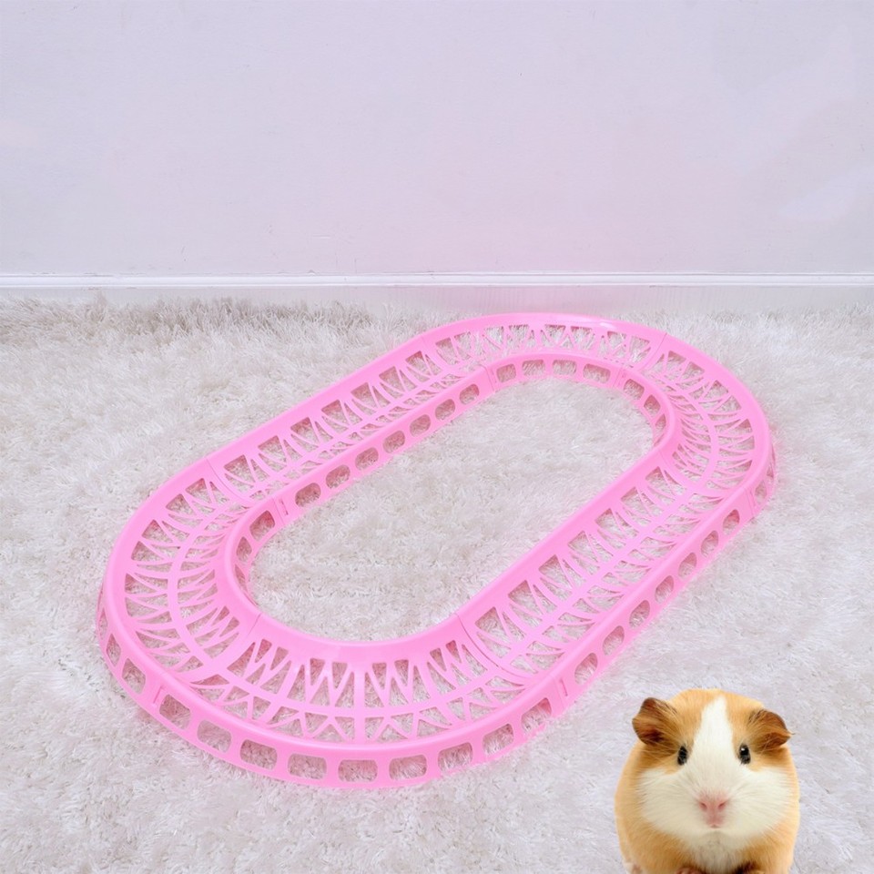 6Pcs Funny Pet Hamster Training Runway Interactive Roller Ball Track ...