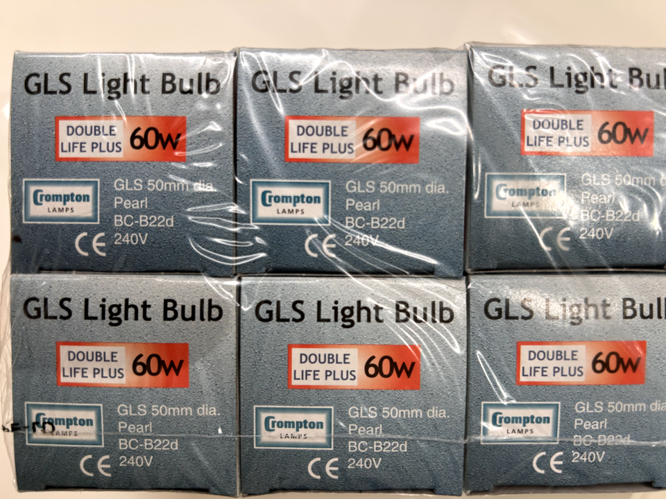 10x Crompton BC- B22d Bayonet bulbs 60w Pearl GLS 50mm diameter | eBay UK