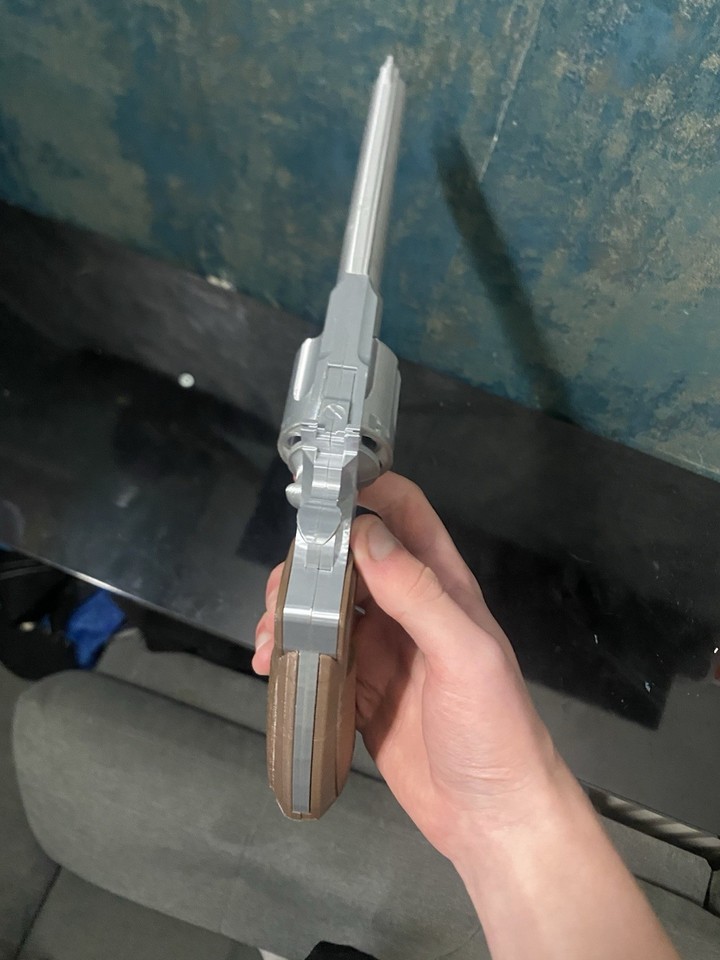 The Walking Dead 3d Printed Rick Grimes Colt Python Cosplay Prop Read ...