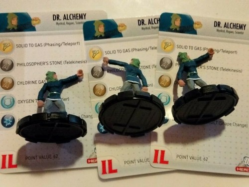 Heroclix Dr. Alchemy #025 USED DC Justice League x3 Figure Lot | eBay