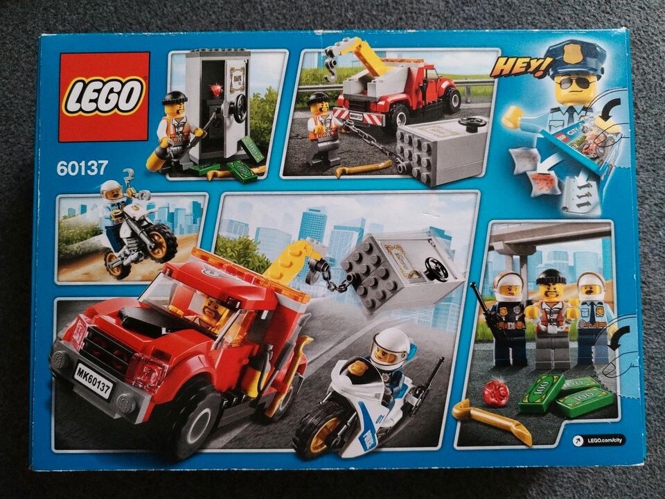 LEGO City Tow Truck Trouble 60137 Toy Building Kit 144 pcs ...